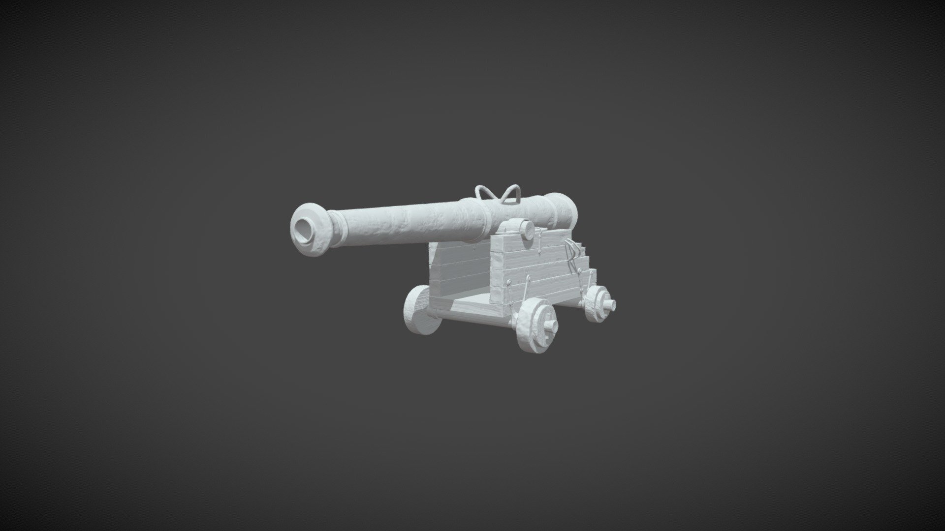 Sculpted Cannon - 3D model by aldorug [7ab042a] - Sketchfab