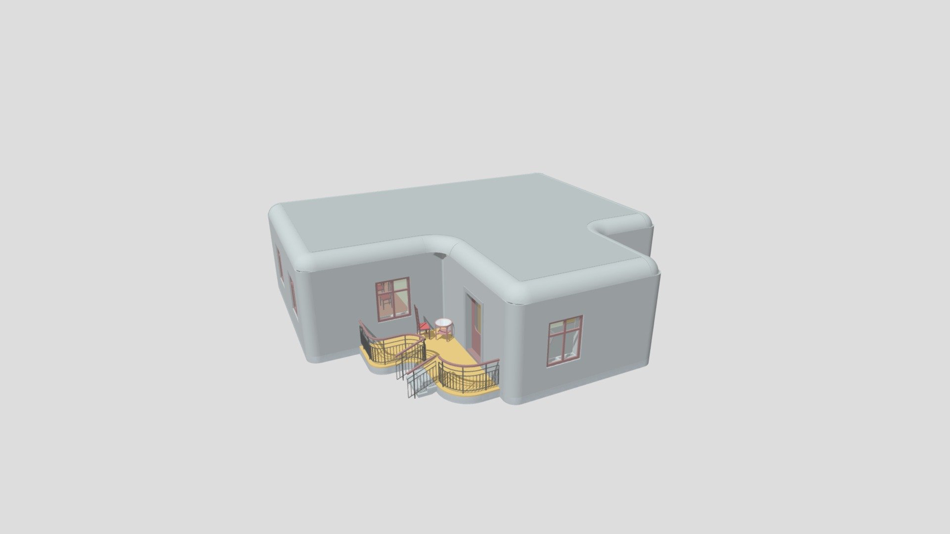3D-printing house - 3D model by Printbuild [7ab0cde] - Sketchfab