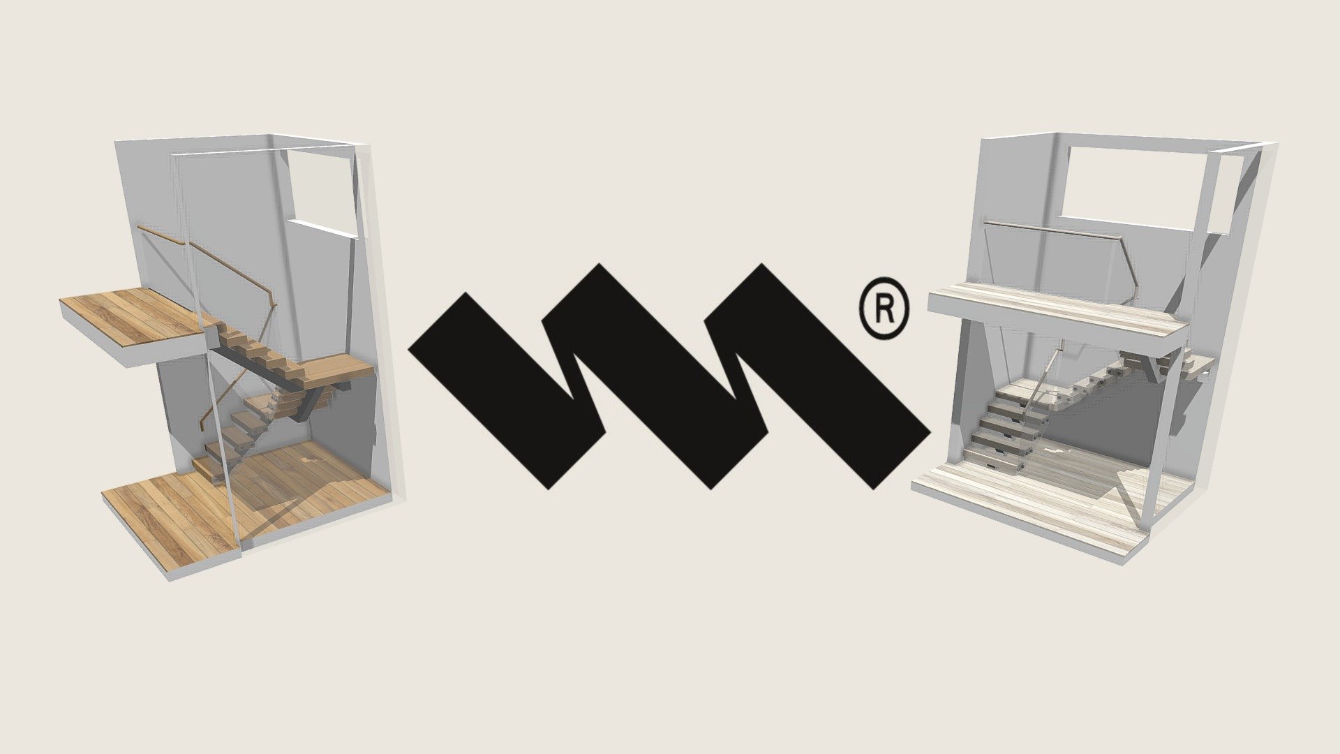 Whelan - Staircase Visual - 3D model by The Metal Staircase Company ...