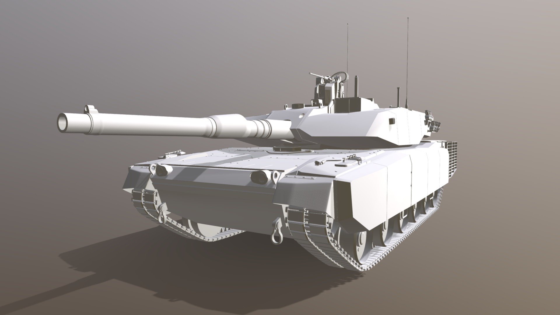 IMBT (Indigenous Main Battle Tank) - 3D model by ni (@nihaonazi ...