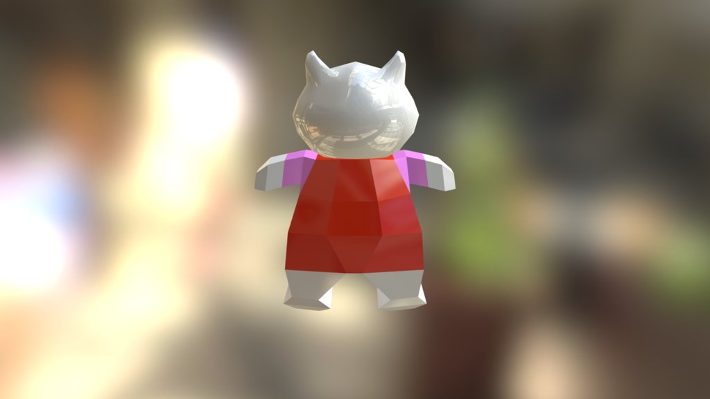 Hello Kitty - 3D model by ricardo11 [7ab4b50] - Sketchfab