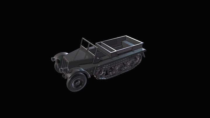 Halftrack 3D models - Sketchfab