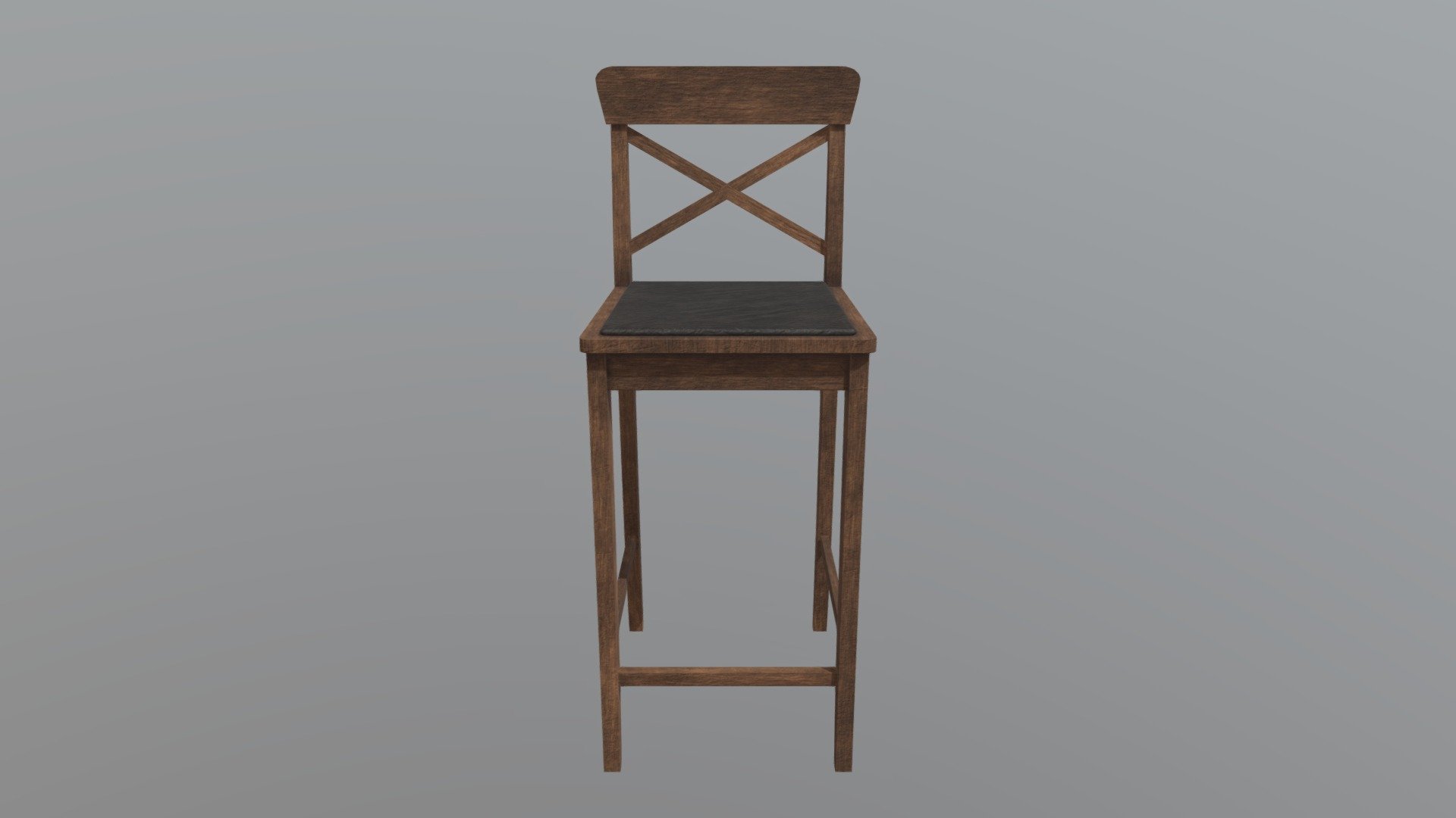 Game-Ready Bar Chair with 2K-PBR Texture Set - 3D model by Sercan Ökten ...