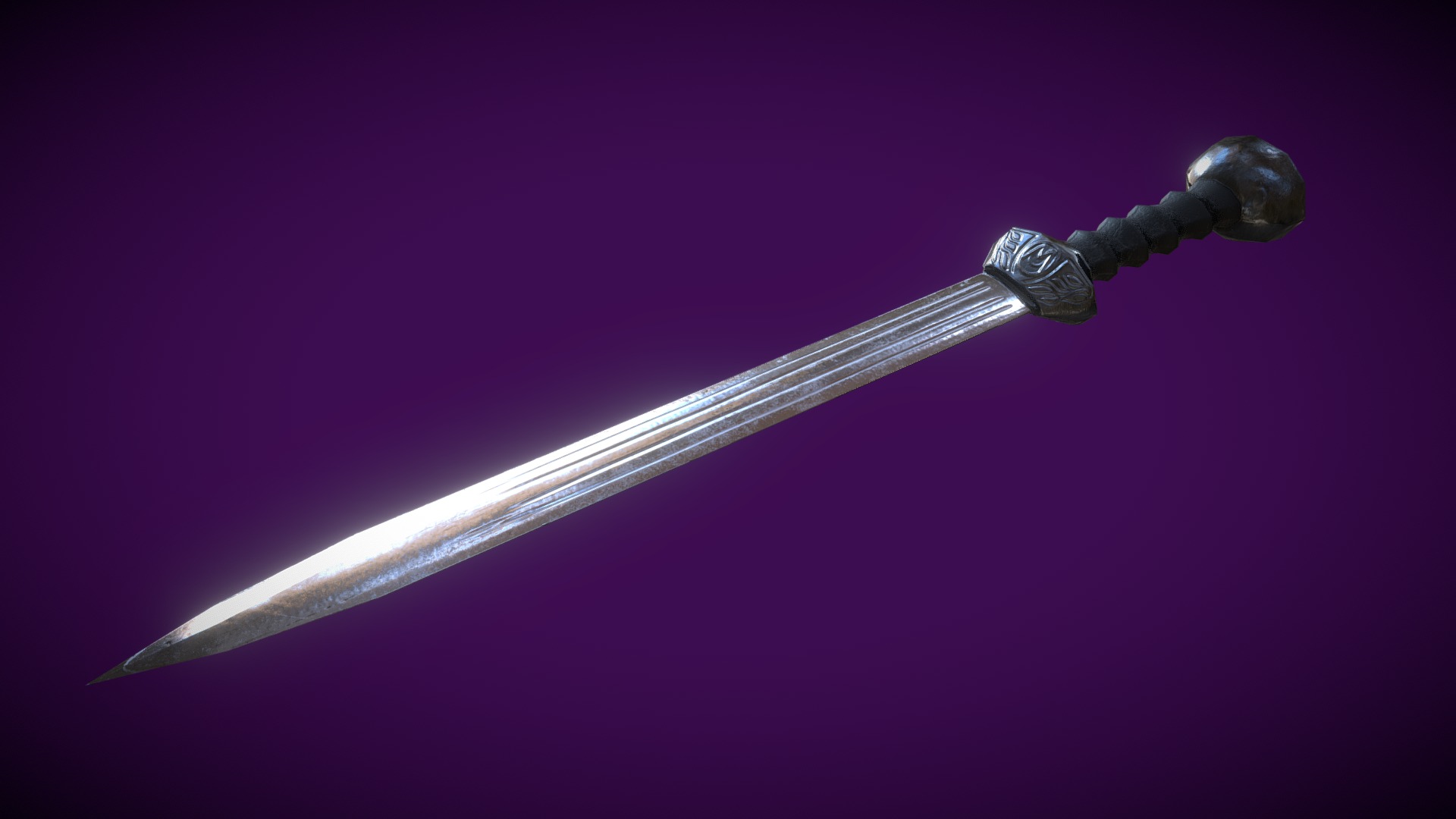 Roman Gladius Textured - 3D model by RyanJMiller [7ab6397] - Sketchfab