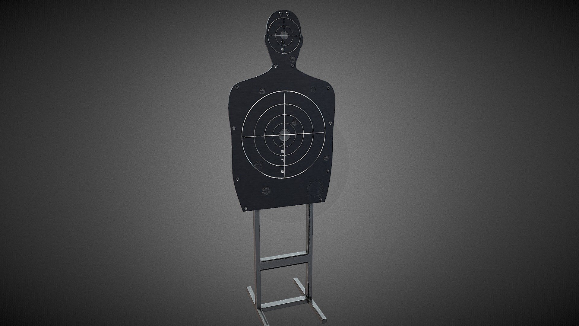 Shooting Range Target - Buy Royalty Free 3D model by Tauffiq Abdllah ...
