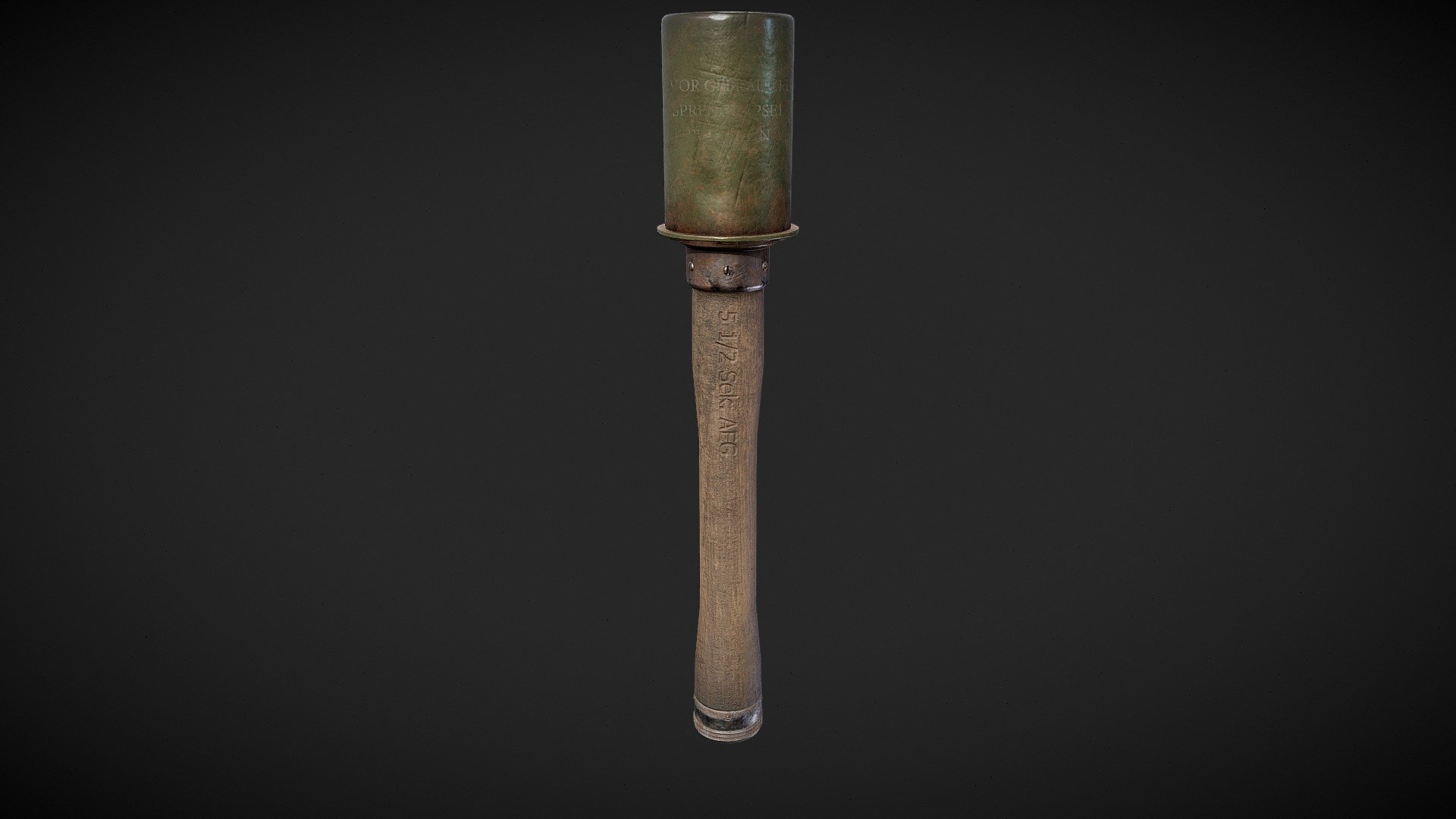 Hand Grenade low Poly - 3D model by ashwithhari50 [7ab97b5] - Sketchfab