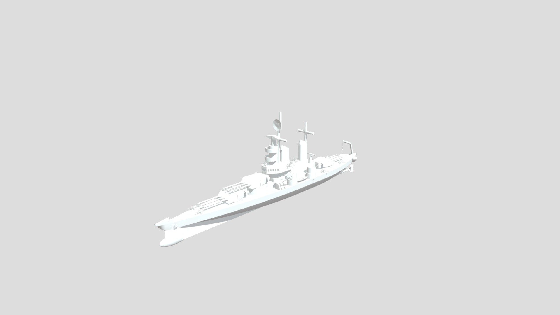 USS Missouri - Download Free 3D model by UTKARSH SHARMA (@UTTUSHARMA789 ...