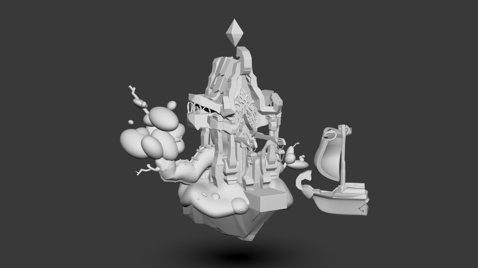 Elf magic house - Download Free 3D model by elena.maygkova [7aba41b ...