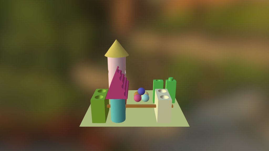 Composicion Formas - 3D model by ysaacb28 [7abd083] - Sketchfab