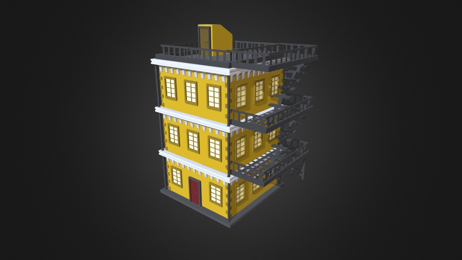 Low Poly Small Town Building - 3D model by YeungFungWaiNeville [7abfb2a ...