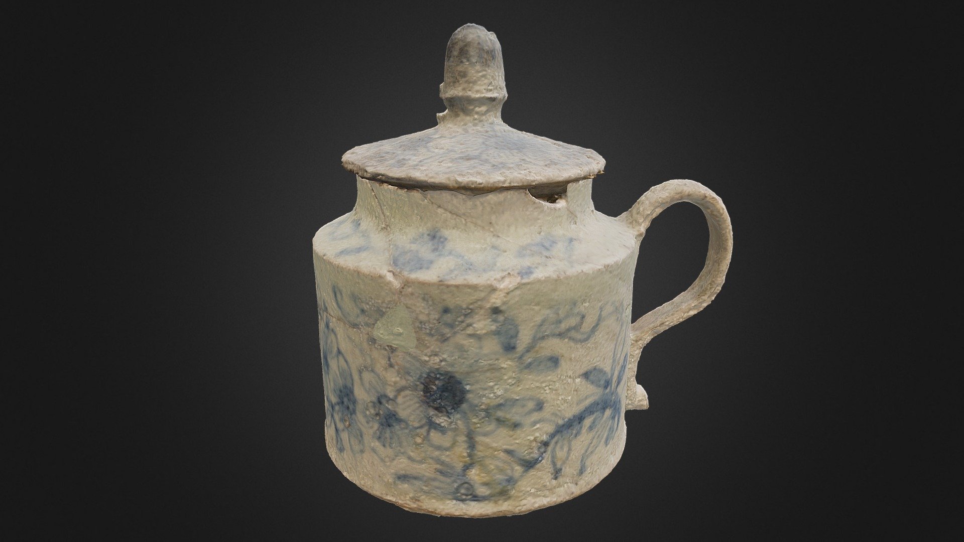 Pomona Mustard Pot (NM2006-98-7R) - 3D model by Brampton Museum ...