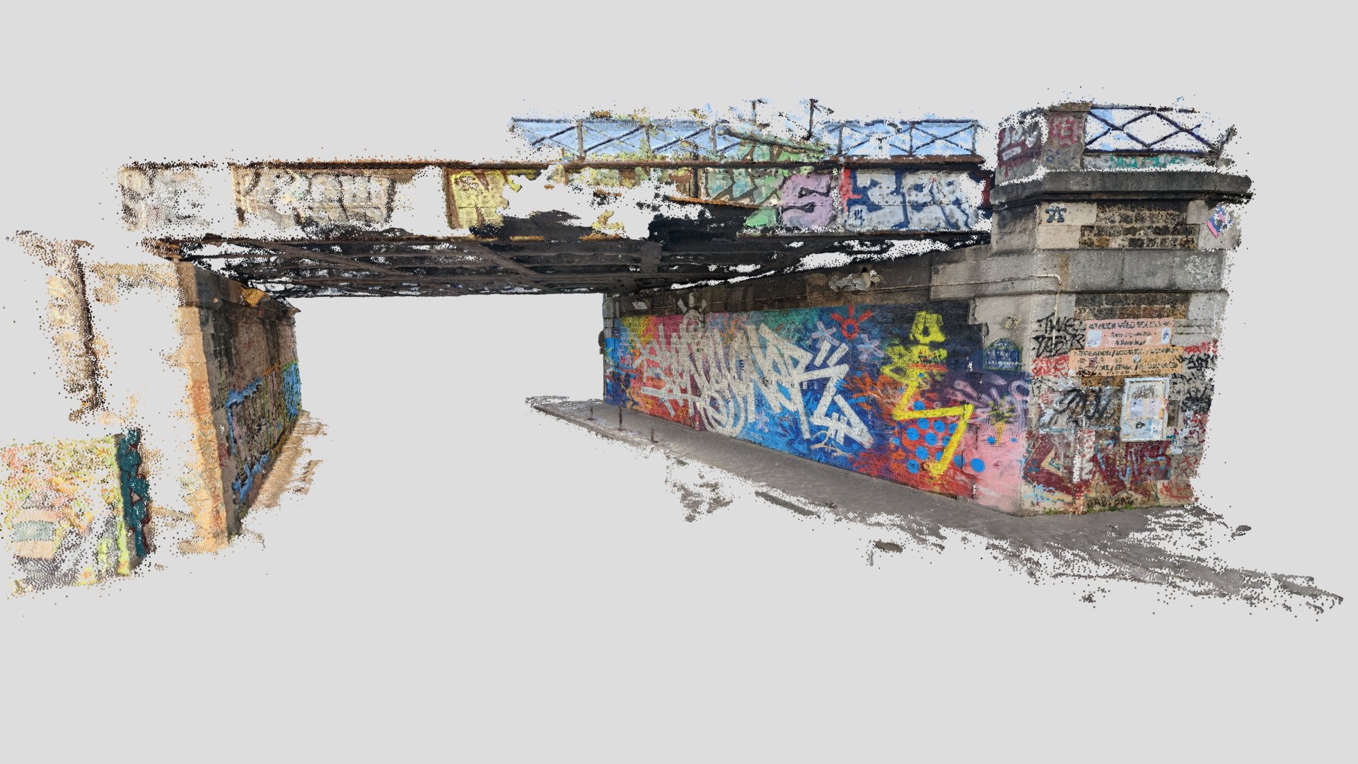 Graffiti bridge - 3D model by Raphaël (@raphaelguillet) [7ac1e70 ...