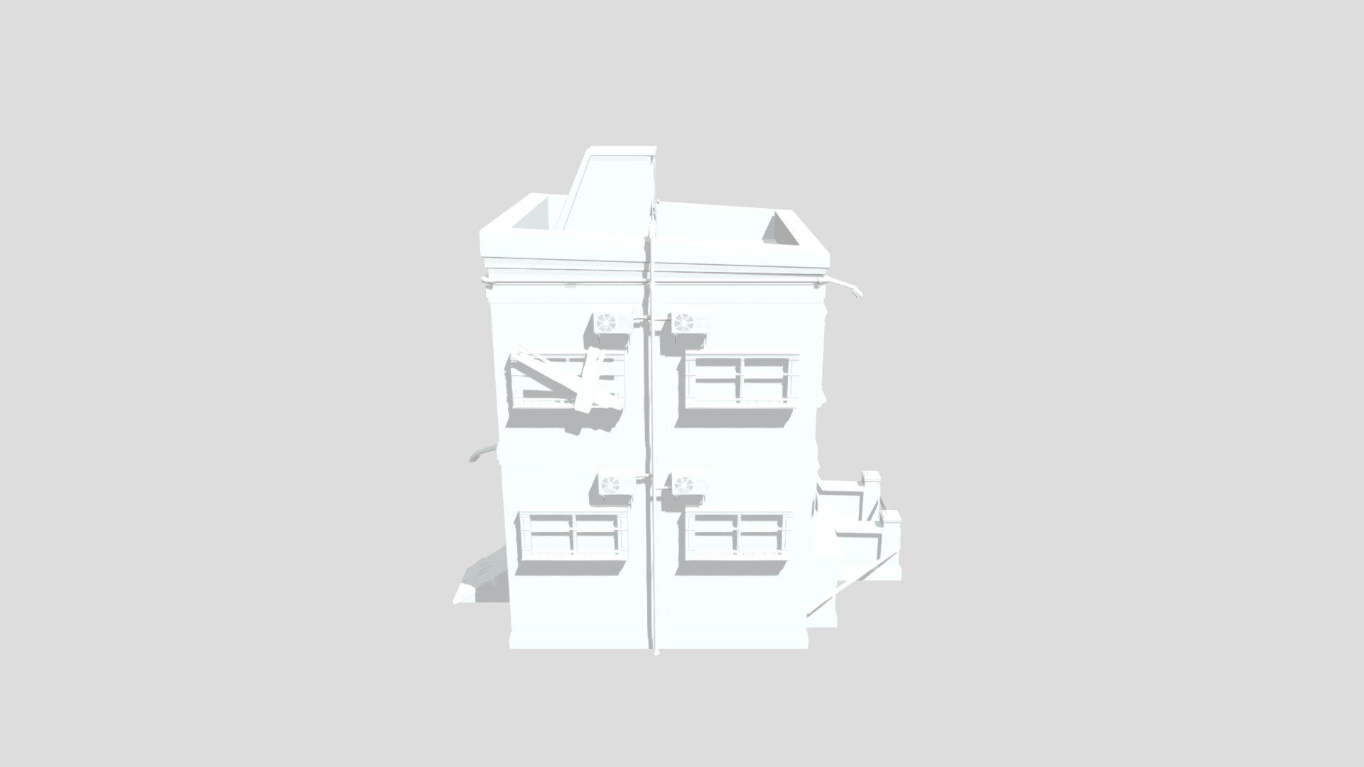 Apartments - base model - 3D model by MayorCyclopes [7ac1ea7] - Sketchfab