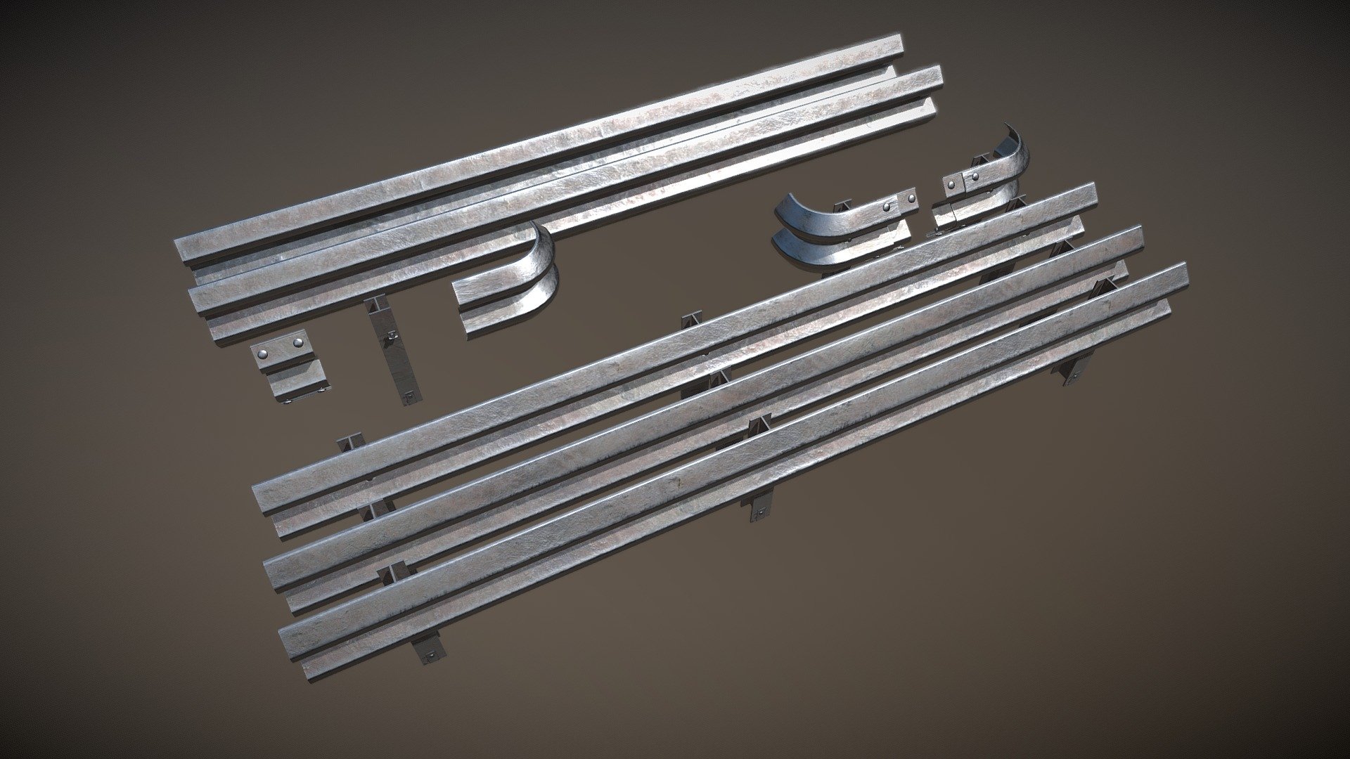 Road Fence A - Buy Royalty Free 3D model by 3drille [7ac3898 ...