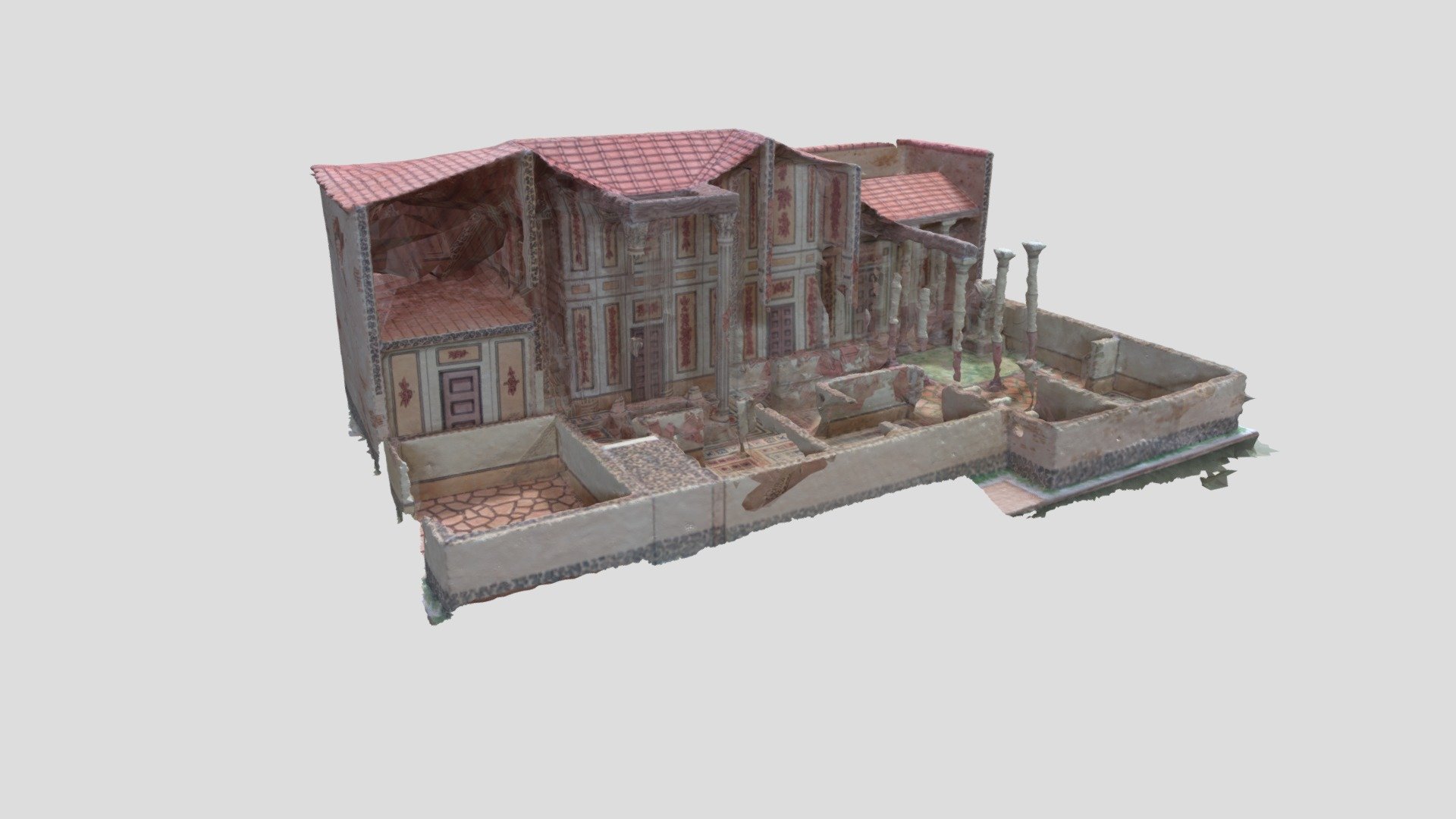 Casa Romana (domus) - Download Free 3D model by RuthR. [7ac3f6c ...