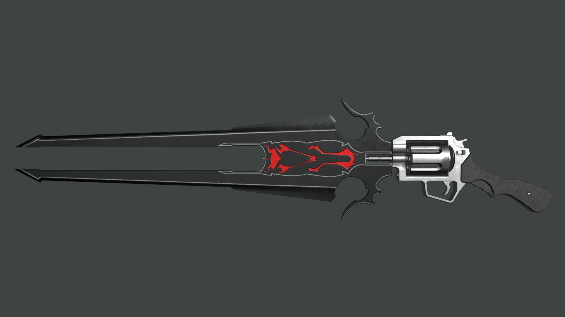 Squall's Twinlance Gunblade - 3D model by Nectonius (@chocobo87 ...