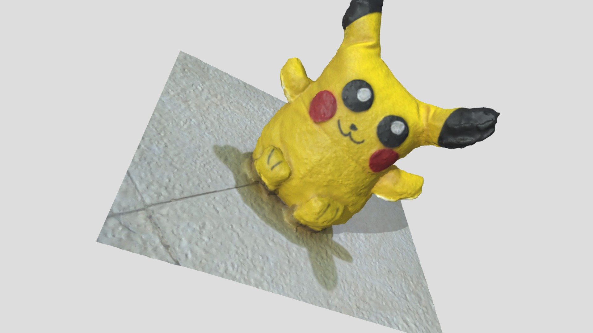 Pikachu plush Homework - 3D model by Ken_18 [7ac4935] - Sketchfab
