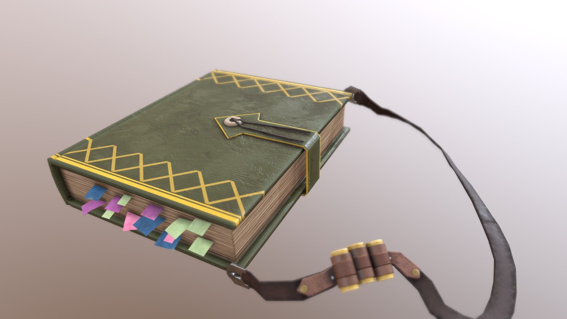MHW Book - 3D model by judyxie [7ac57e9] - Sketchfab