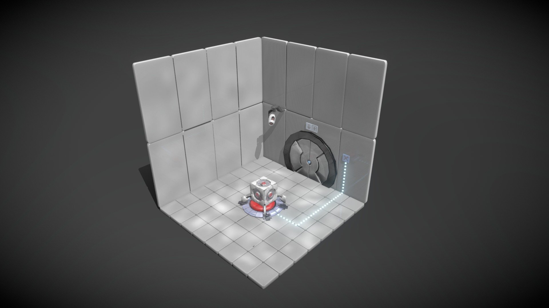 Portal Miniature - 3D model by Rodol the Dreamer (@rodoldreamer ...