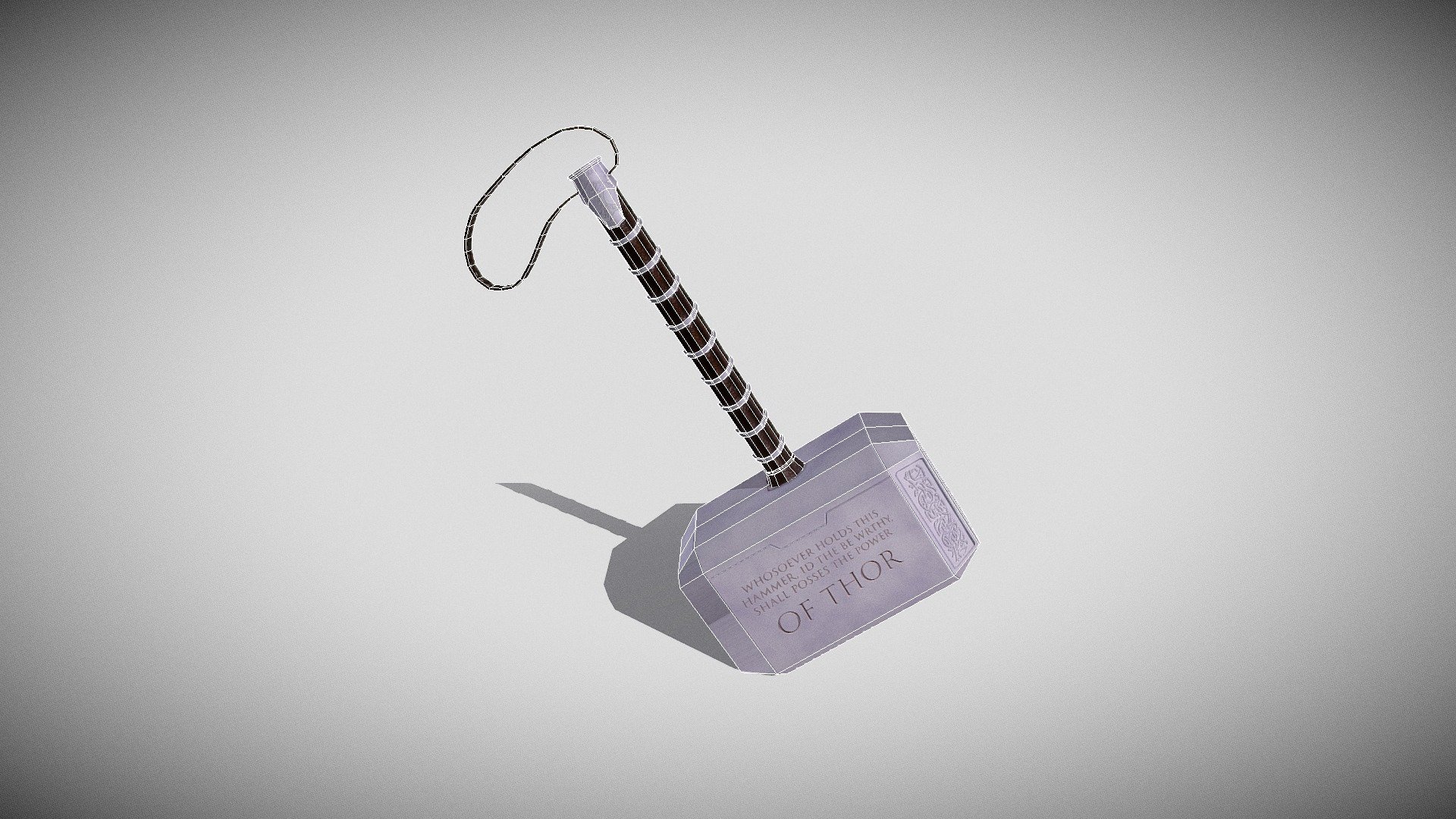 Mjolnir - Download Free 3D model by Can Yılmaz (@hkncnylmz) [7ac5b7c ...