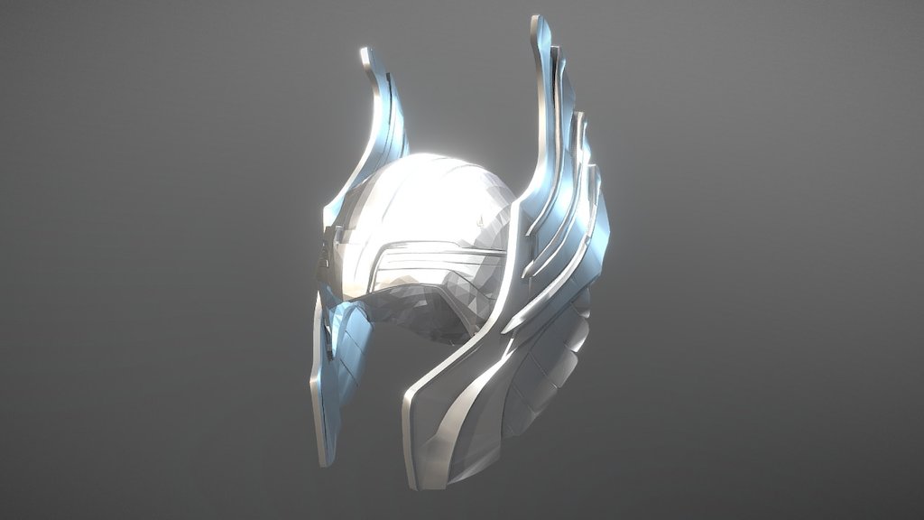Thor Helm prop making project - 3D model by Vincenzo Dimino ...
