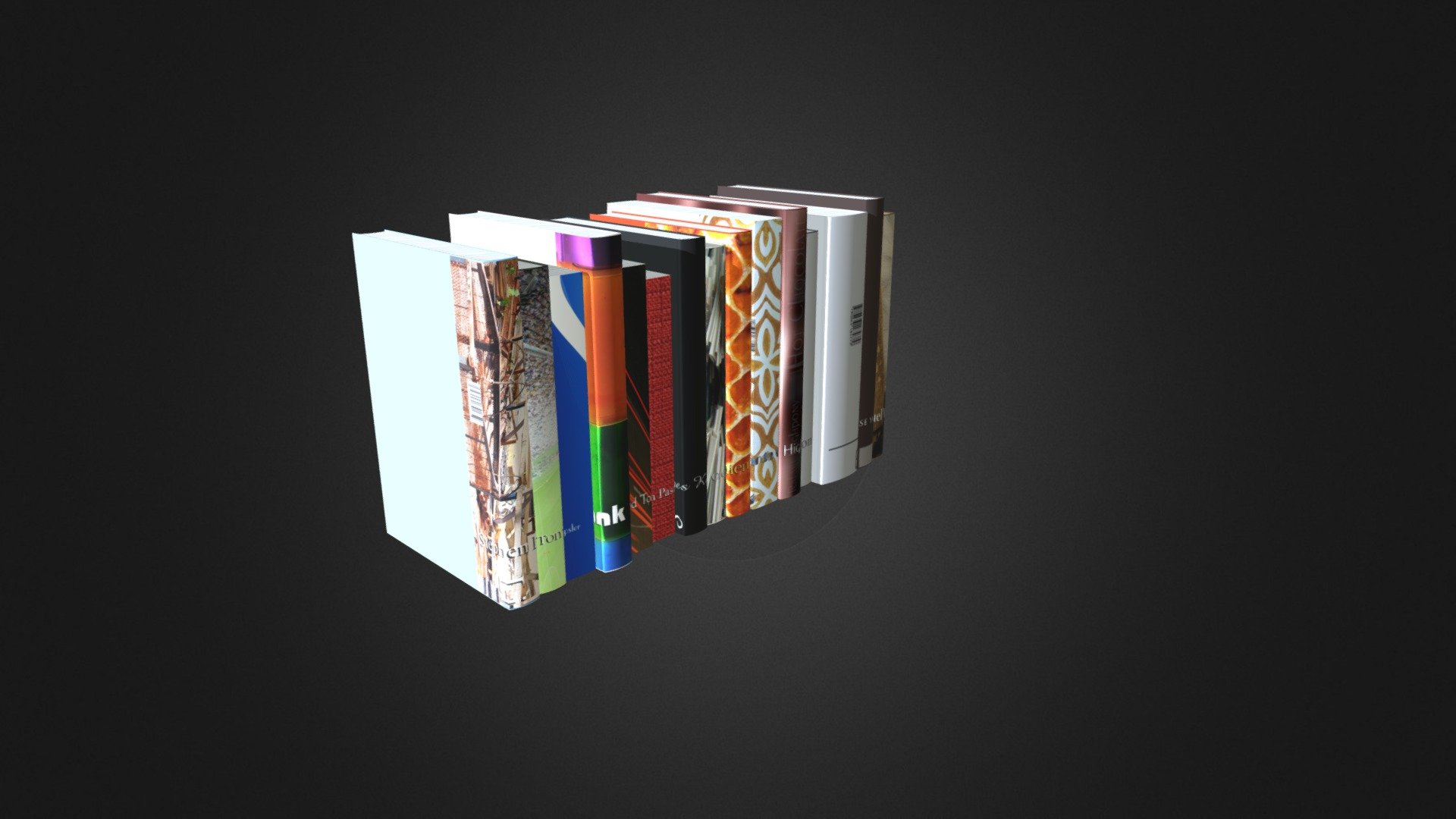 Books Set 06 - Buy Royalty Free 3D model by cgaxis [7ac85f8 ...