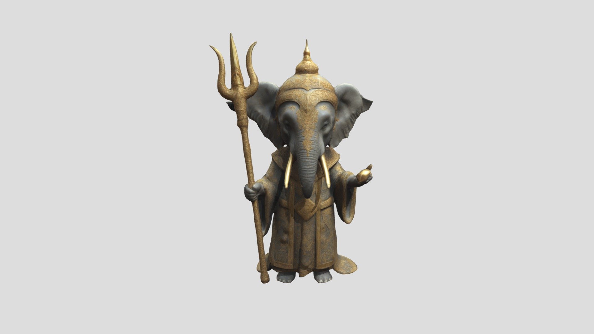 Shree Ganesha Model Free - 3D model by captainsepanga01 [7ac9869 ...