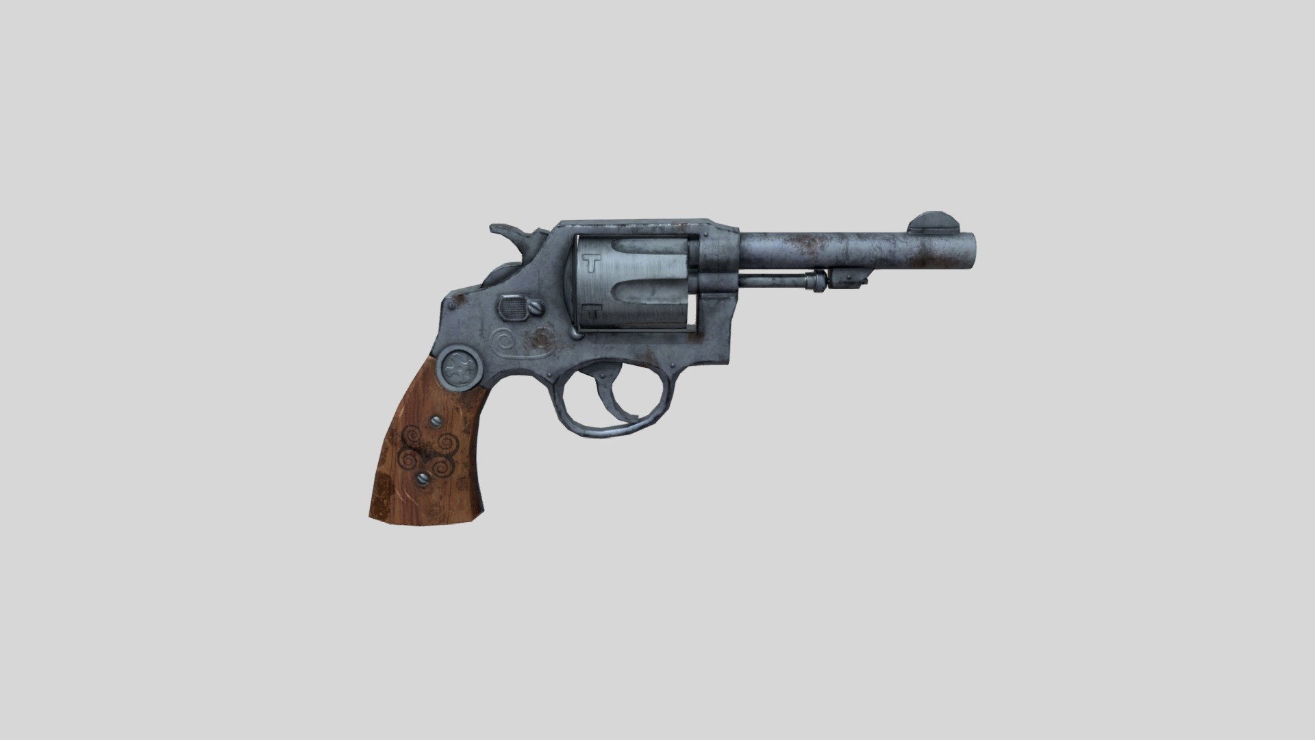 Revolver - 3D model by kasen.r.m [7acac45] - Sketchfab