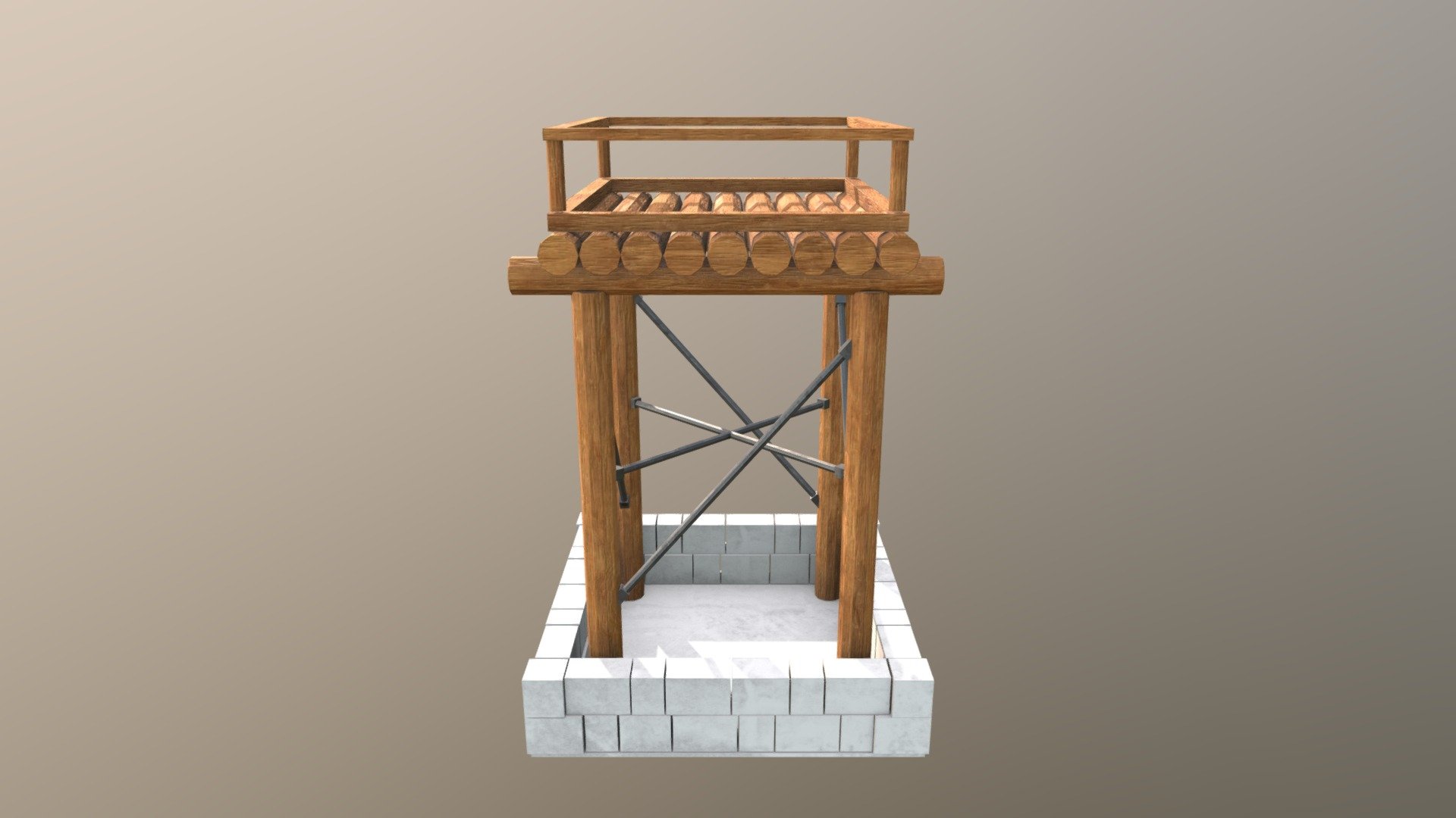 Archer Tower - 3D model by GuyBFrench [7acada3] - Sketchfab