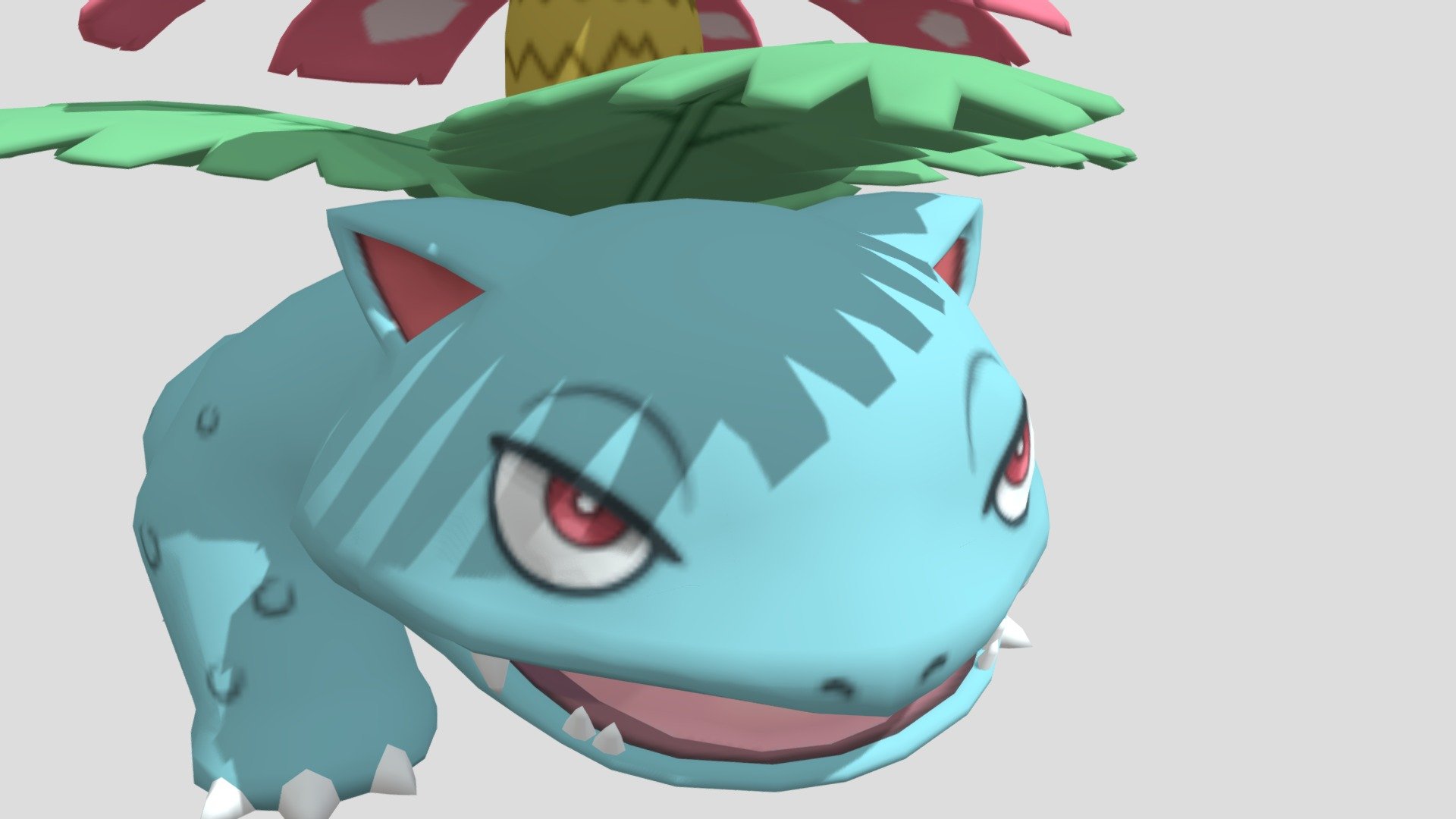 Venusaur🌱 - Download Free 3D model by Juliocesar6328 [7acb97c] - Sketchfab