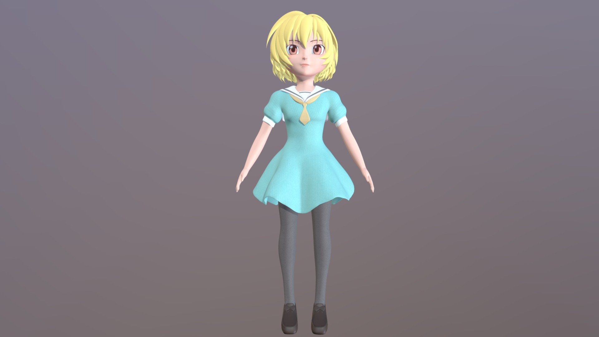 Satoko Hojo - 3D model by vic.fernandes [7acc6d7] - Sketchfab