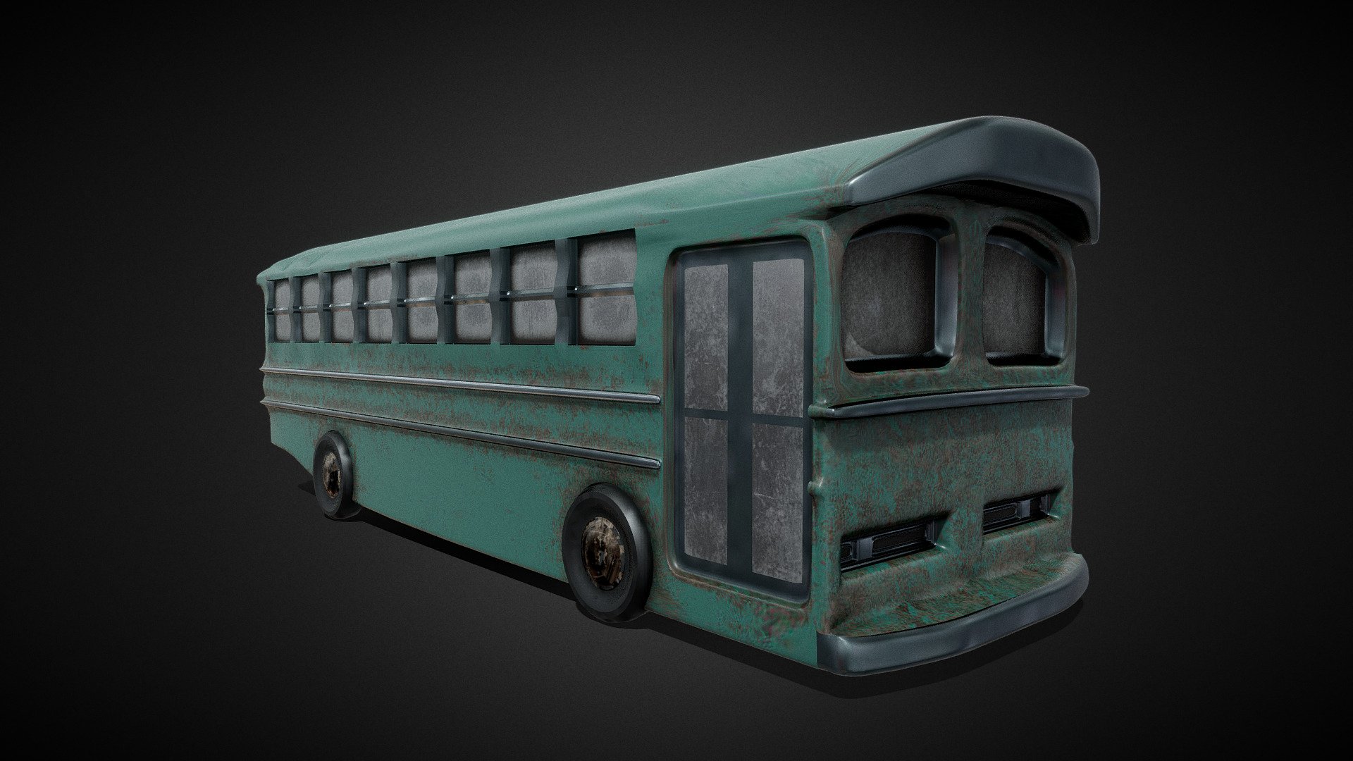 Abandoned Old Bus - Download Free 3D model by dylanheyes [7acca98 ...