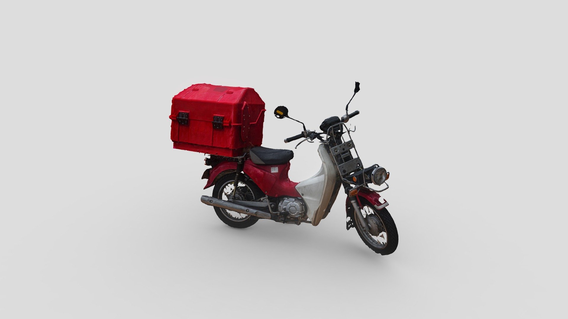 Japanese delivery bike raw scan - Buy Royalty Free 3D model by Miguel ...