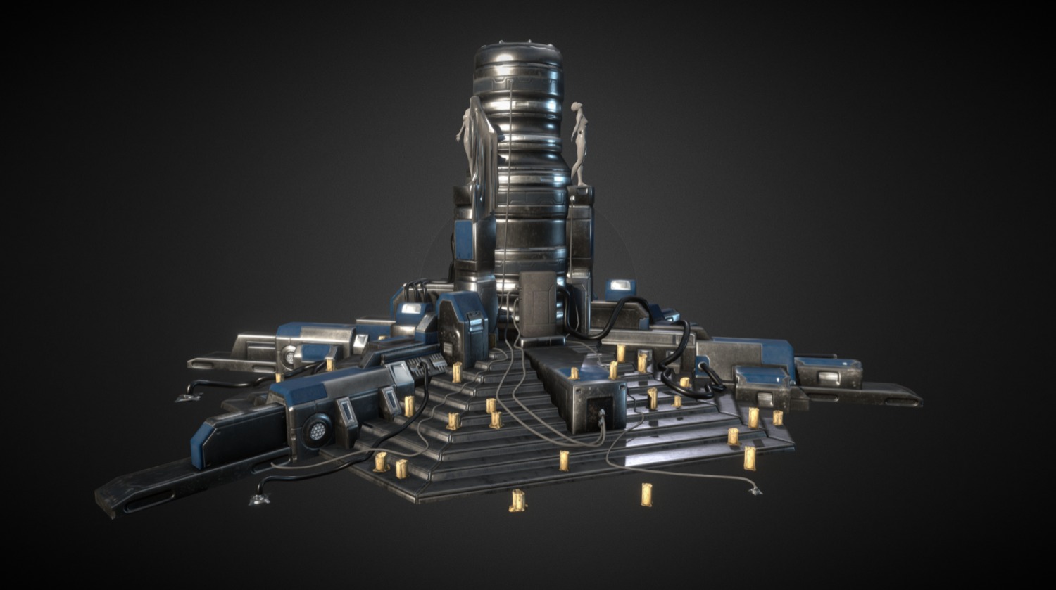Cult base altar - 3D model by Krystian Mrozowski (@krystianmrozowski ...