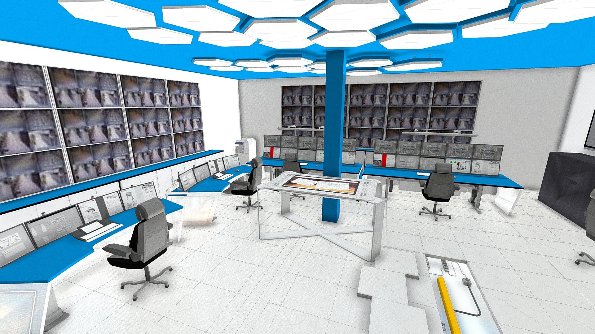 Fulk controller room - 3D model by raofnaaji [7acf590] - Sketchfab