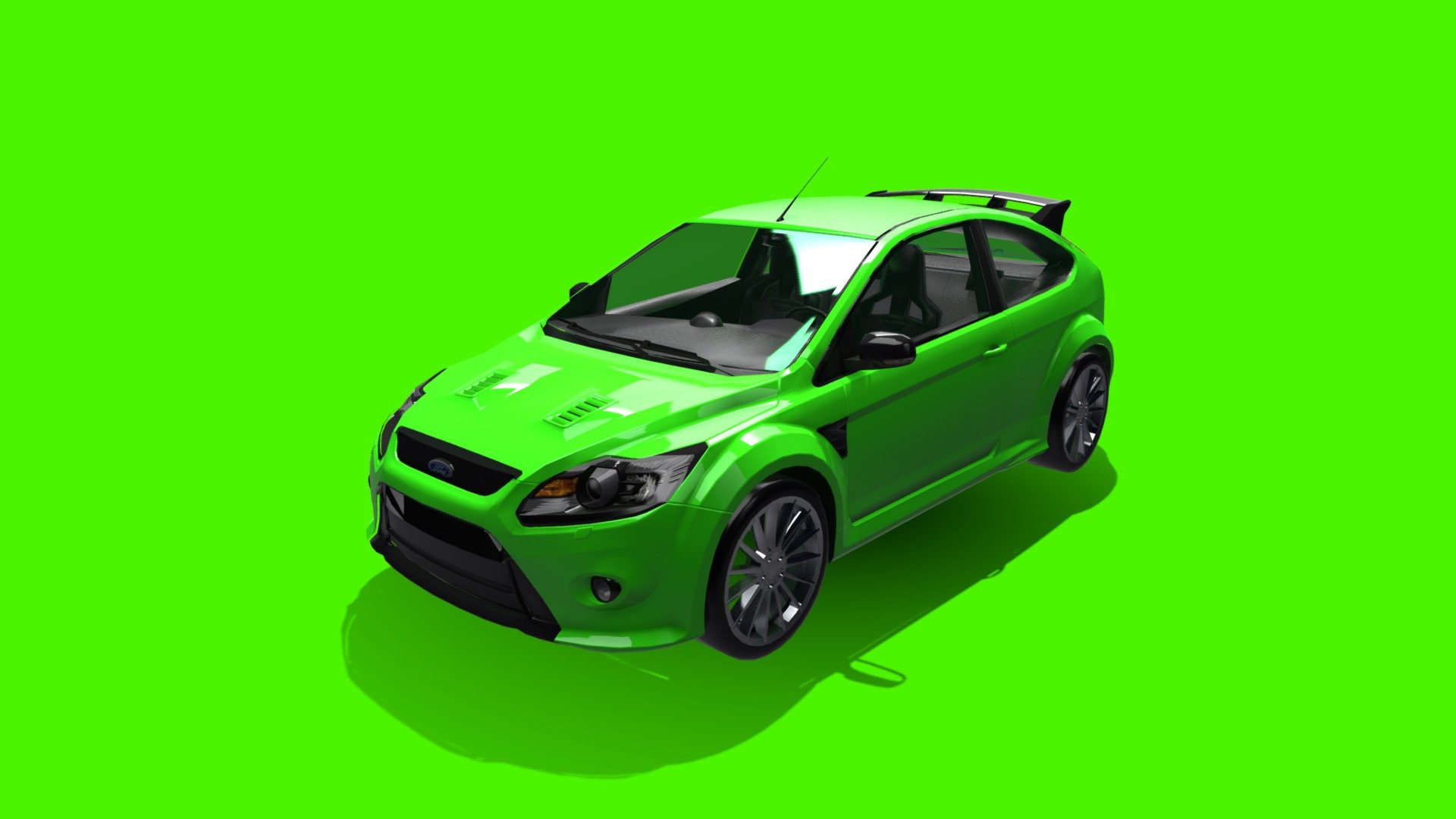 Ford Focus RS MK2 - Download Free 3D model by Mona x Supercars ...