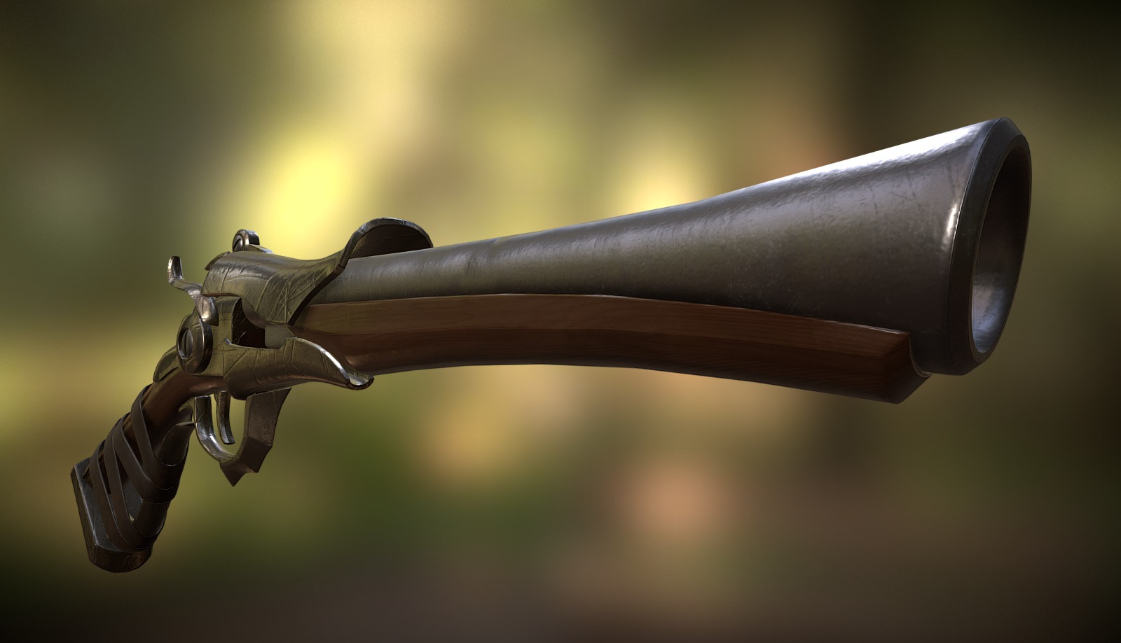 Hunter Pistol - Download Free 3D model by doodlos [7ad0888] - Sketchfab