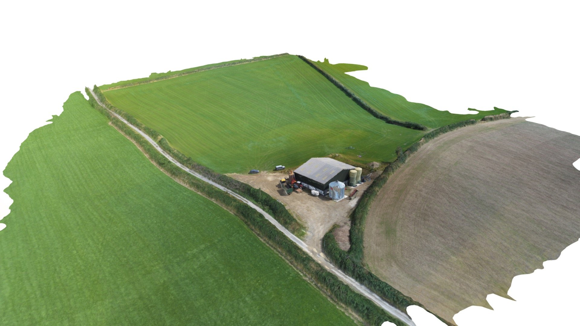 Devon Farm Field and Shed Development - 3D model by theblackarrows ...