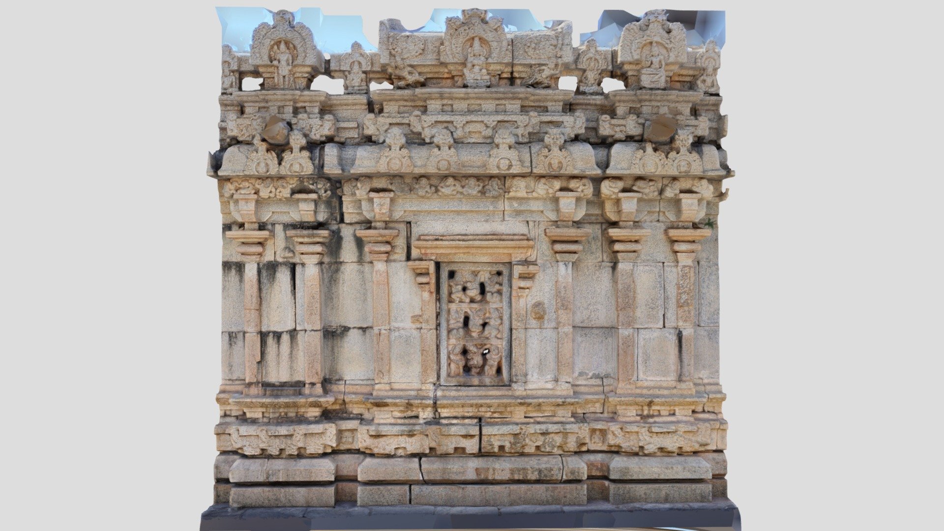 Free - 3D Scan of 9th Century Temple Outer Wall - Download Free 3D ...