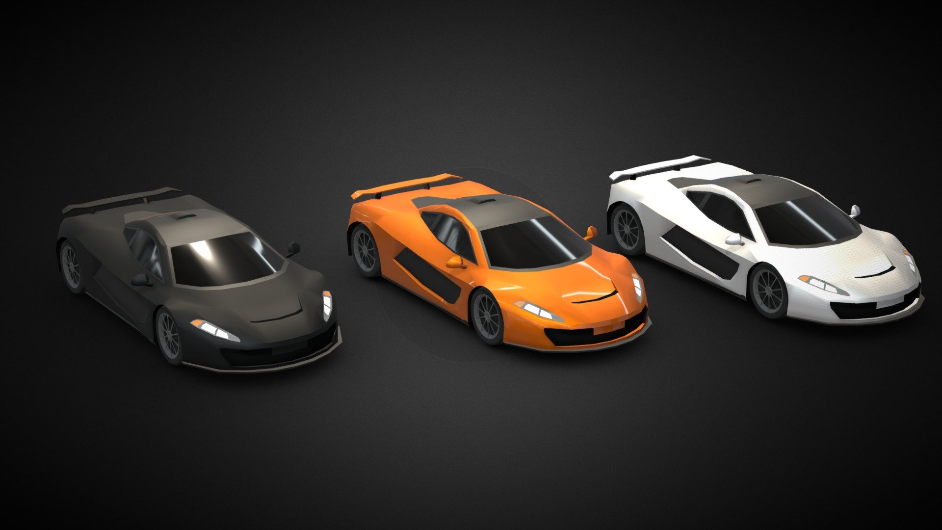 Generic Sport Car Low Poly - Download Free 3D model by Han66st [7ad3bfb ...