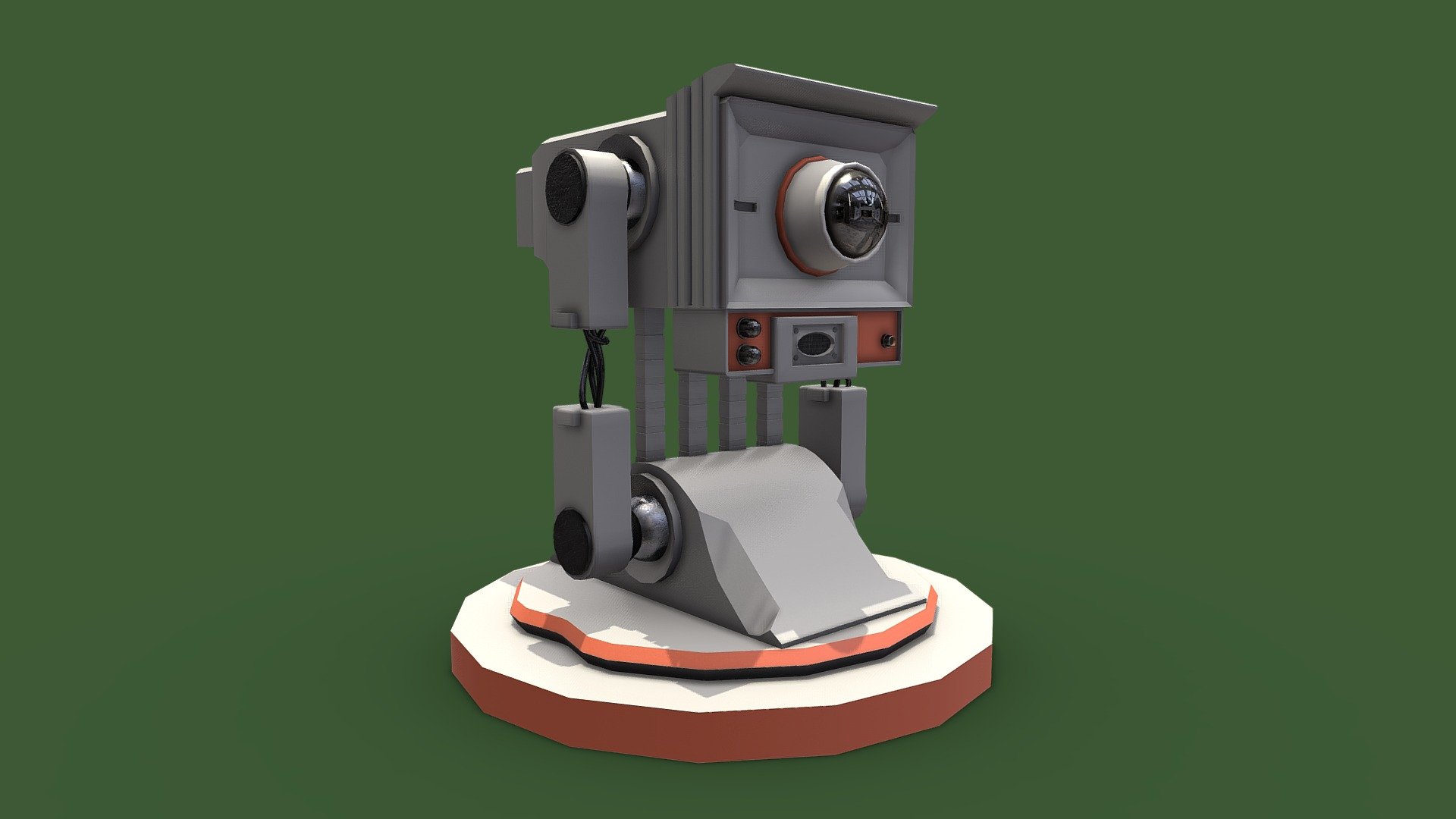 Futuristic Security Camera - Download Free 3D model by Bora Özakaltun ...