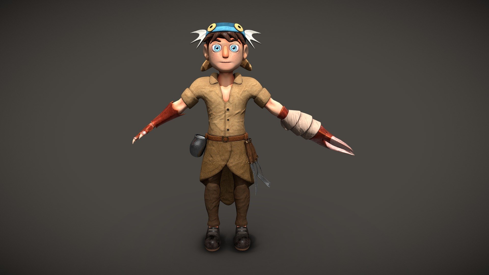 Manny the Chef - Download Free 3D model by Zachidoo [7ad80b4] - Sketchfab