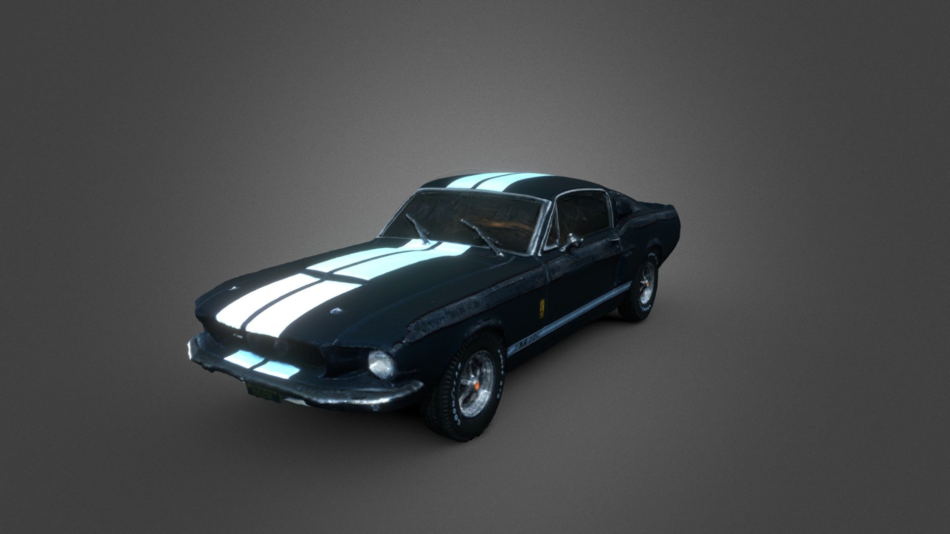 SHELBY GT500 (1967) miniature - 3D model by FacTrans [7ada41c] - Sketchfab