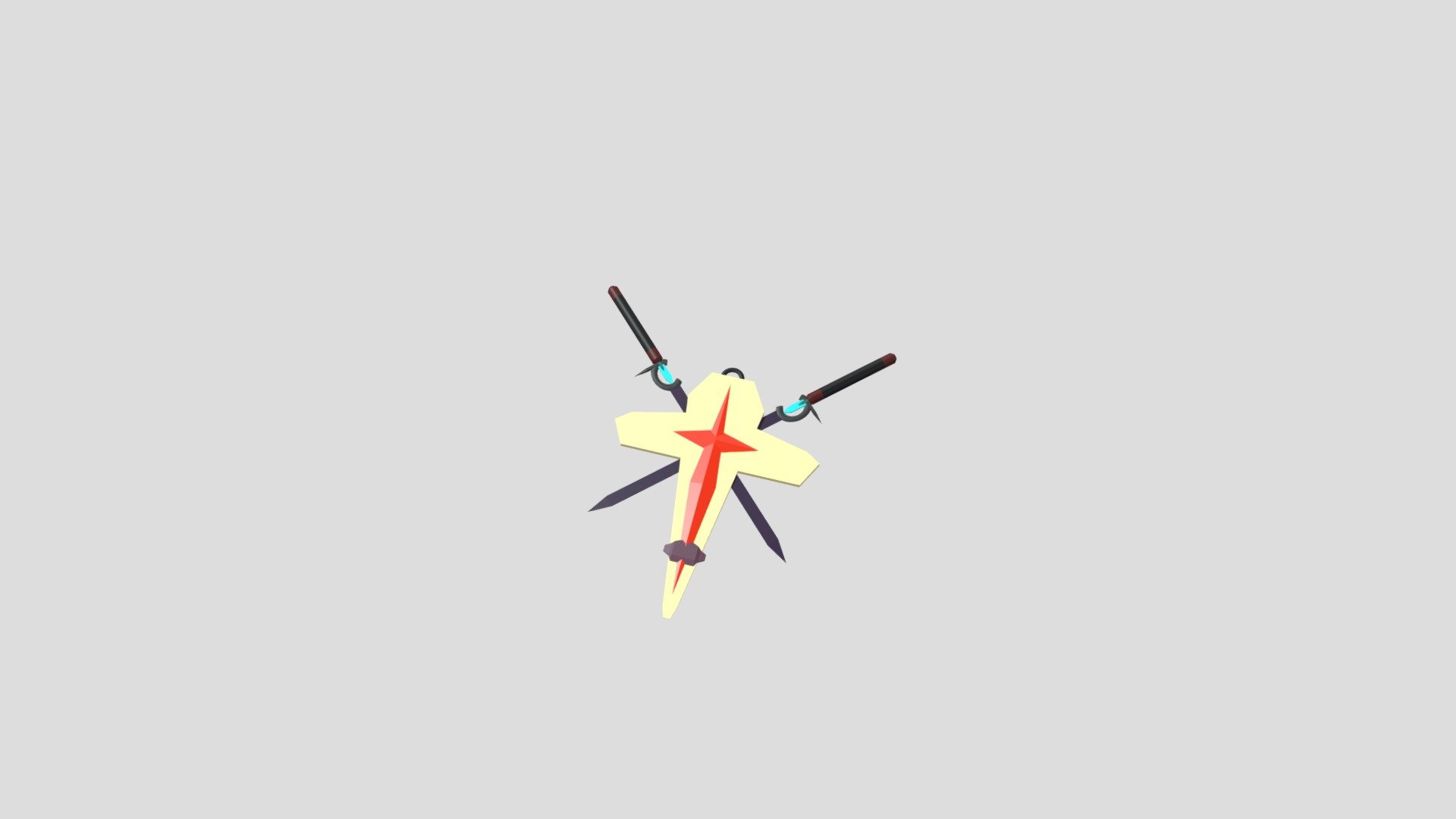 SAO Sword Locket - 3D model by sarthak171204 [7ada737] - Sketchfab