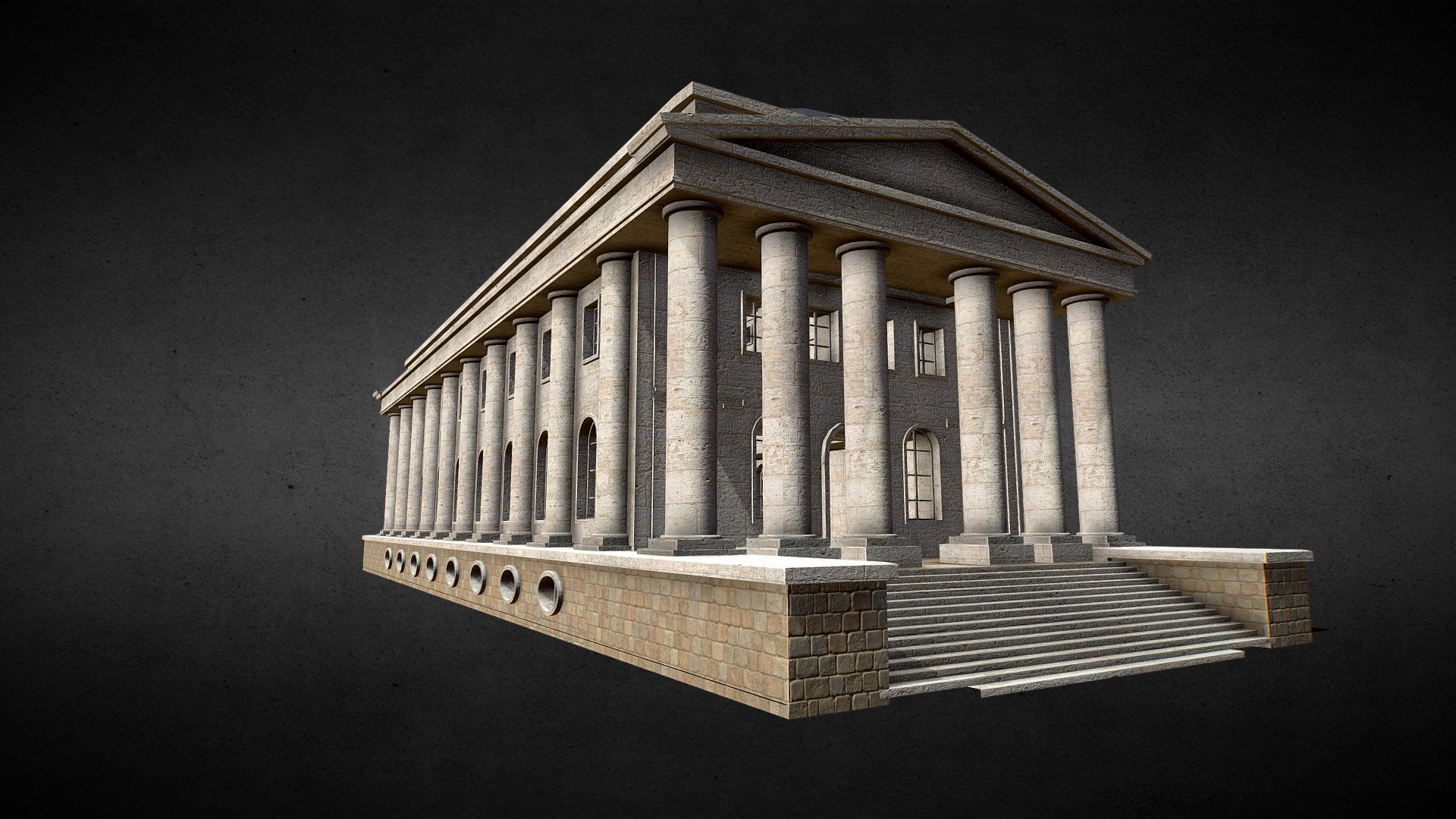 government building small - Buy Royalty Free 3D model by v124entkl ...