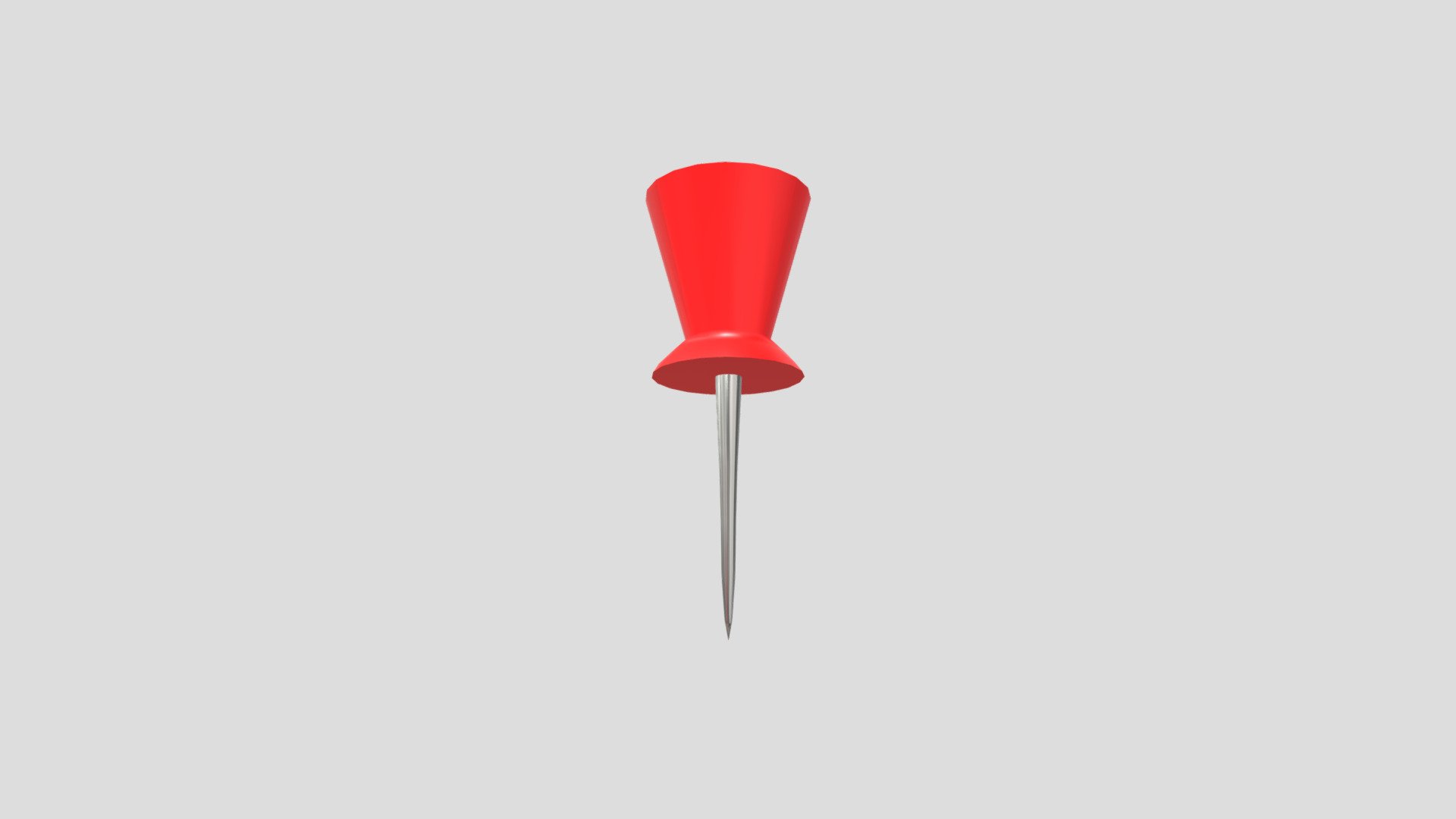 Pin Red - 3D model by Random Apple (@randomapple) [7adbbc7] - Sketchfab