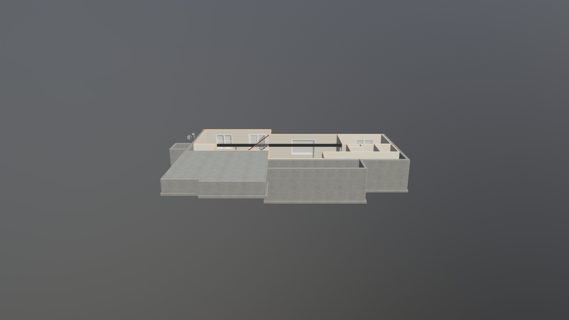 July 2018 Basement Idea 1 - 3D model by OakBridge Development ...