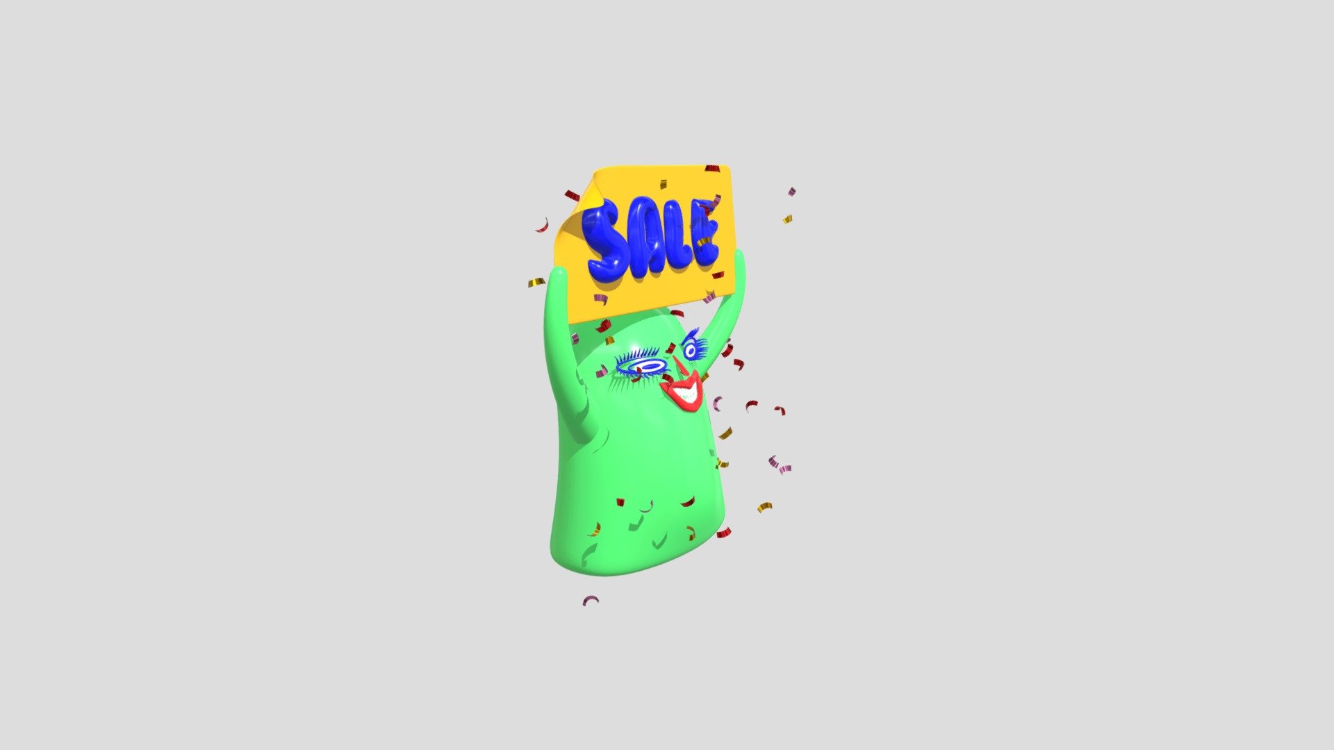 Banner Character - 3D model by Dirtybarn [7addab0] - Sketchfab