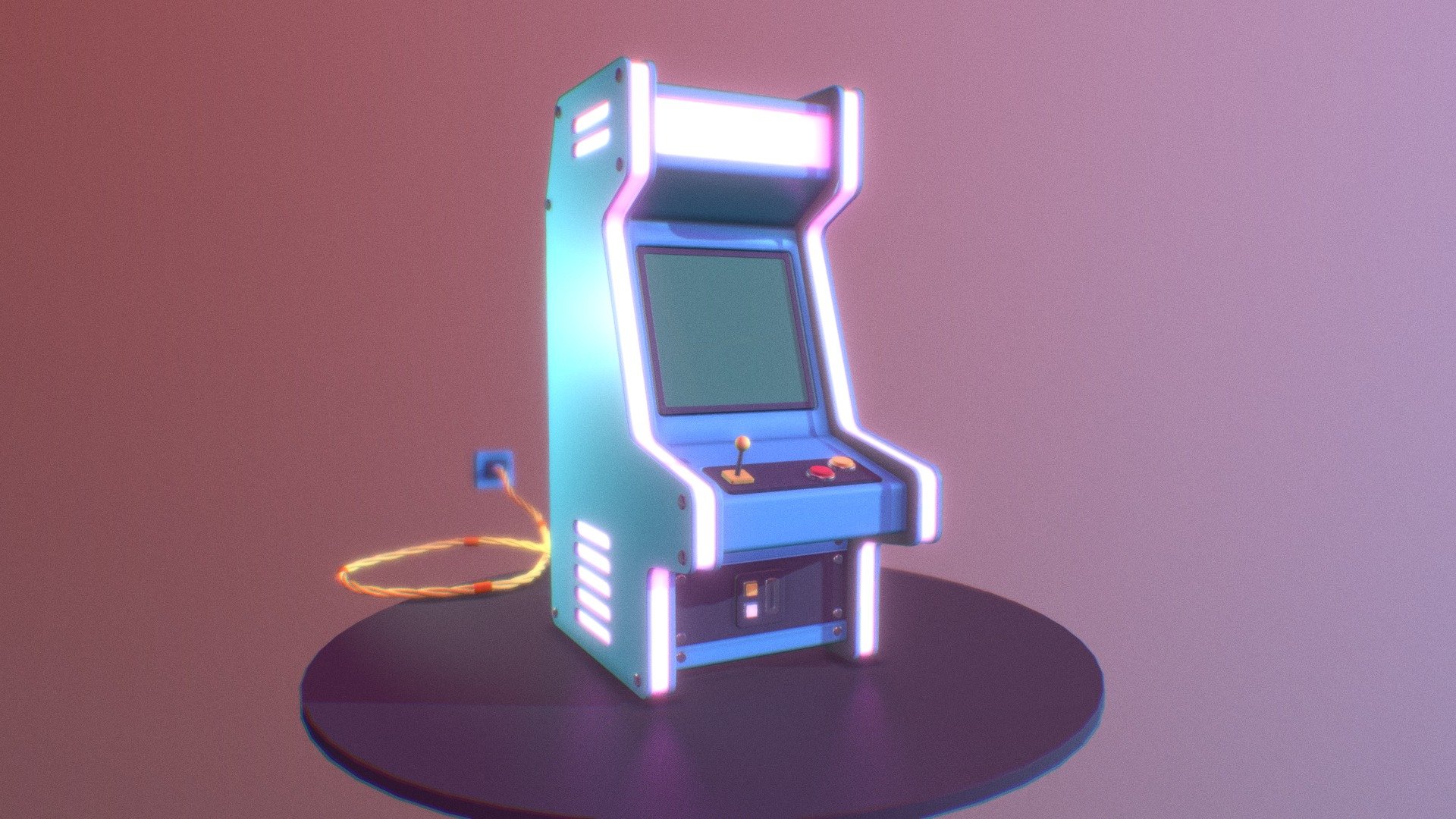 arcade game machine - Buy Royalty Free 3D model by Montassar-f [7ae012e ...