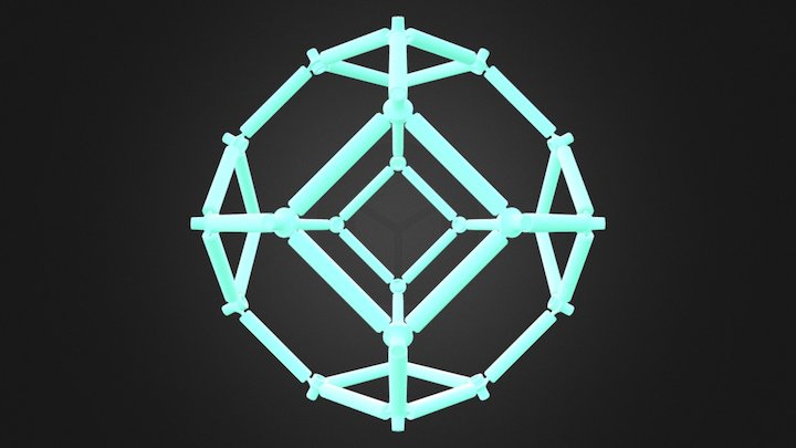 Truncated-octahedron 3D models - Sketchfab